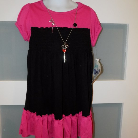Nickelodeon | Dresses | Mad Style By True Jackson Pinkblack Dress ...